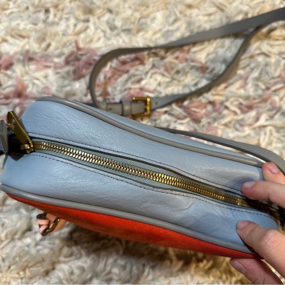 J. Crew | Bags | Jcrew Italian Leather And Suede Signet Crossbody Bag ...